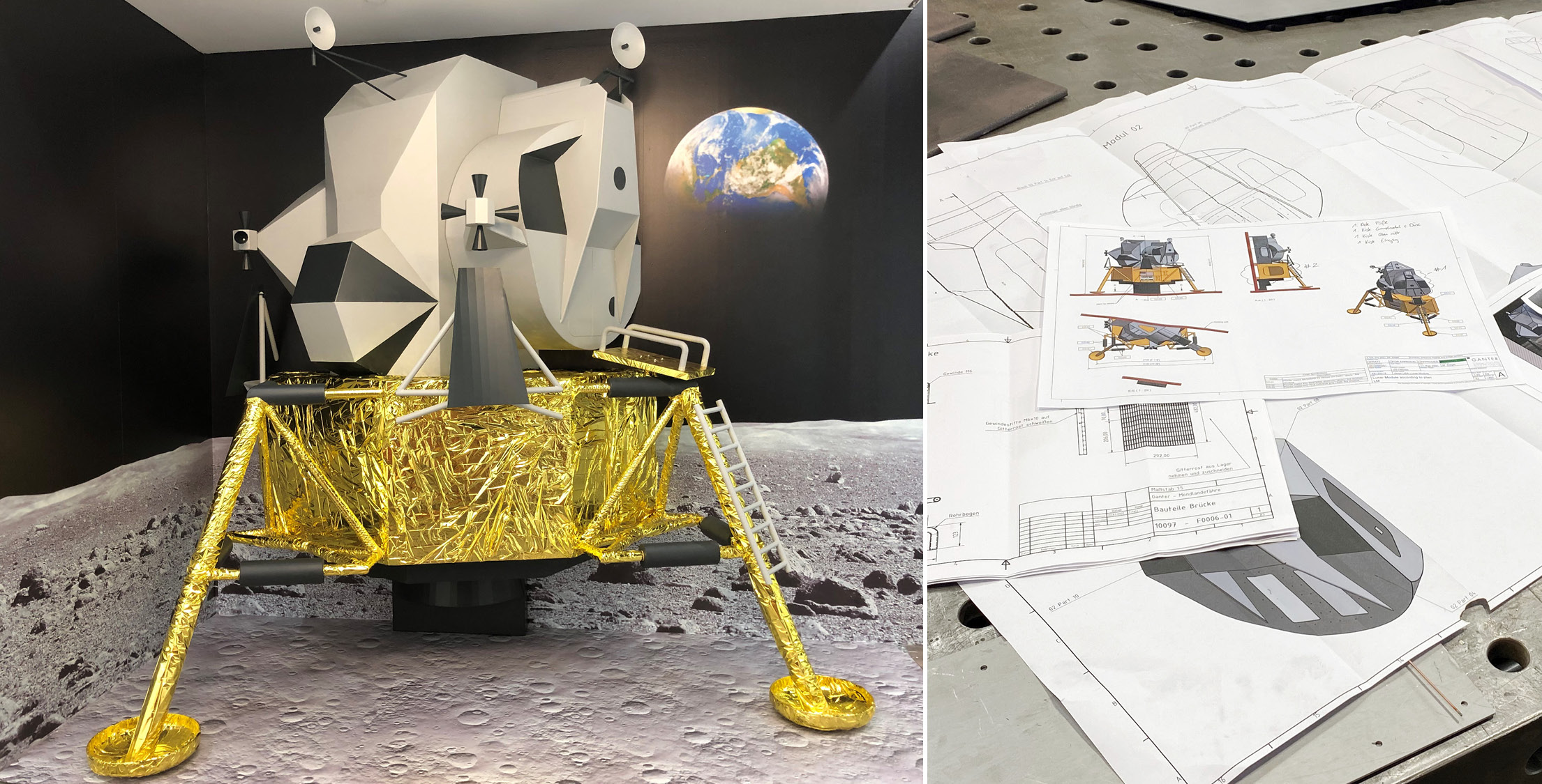 Ganter realises true-to-scale lunar module 'Eagle'